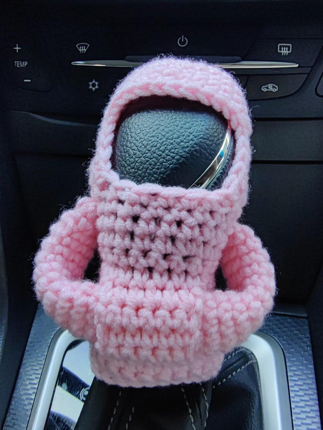 Crochet Gear Shift Hoodie,universal Car Shift Knob Cover,mini Hoodie ...