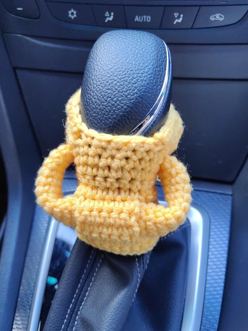 Crochet Gear Shift Hoodie: Car Shifter Cozy, Customizable Color - Etsy