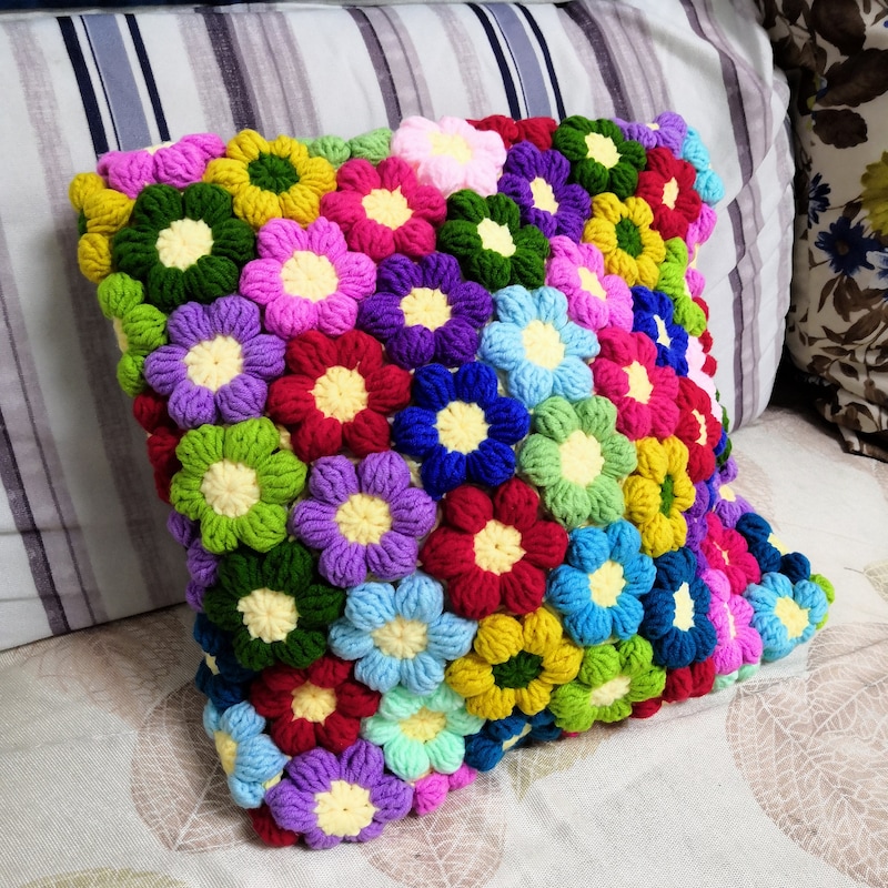 Flower Cushion - Etsy