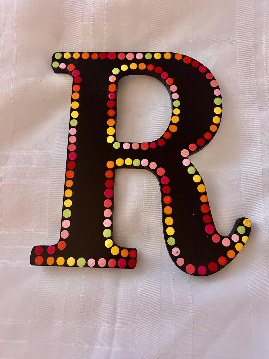 Hand Painted Letter R Wall/door Decor - Etsy