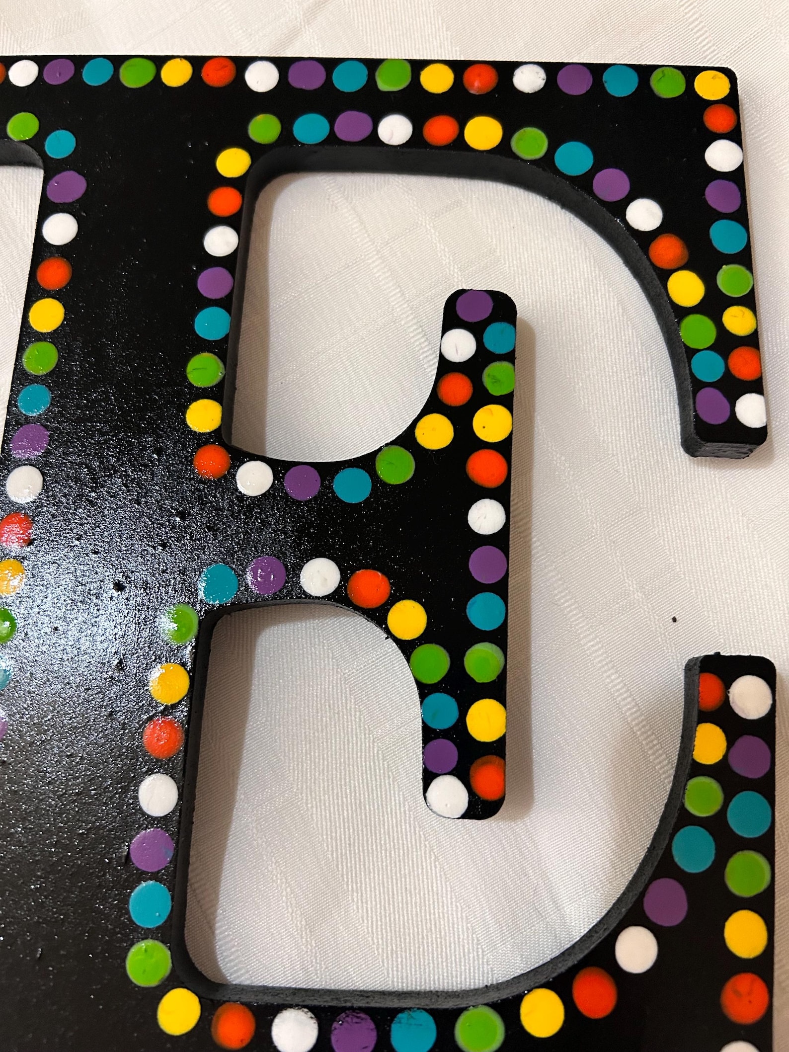 Hand Painted Letter E. Wall/door Decor - Etsy
