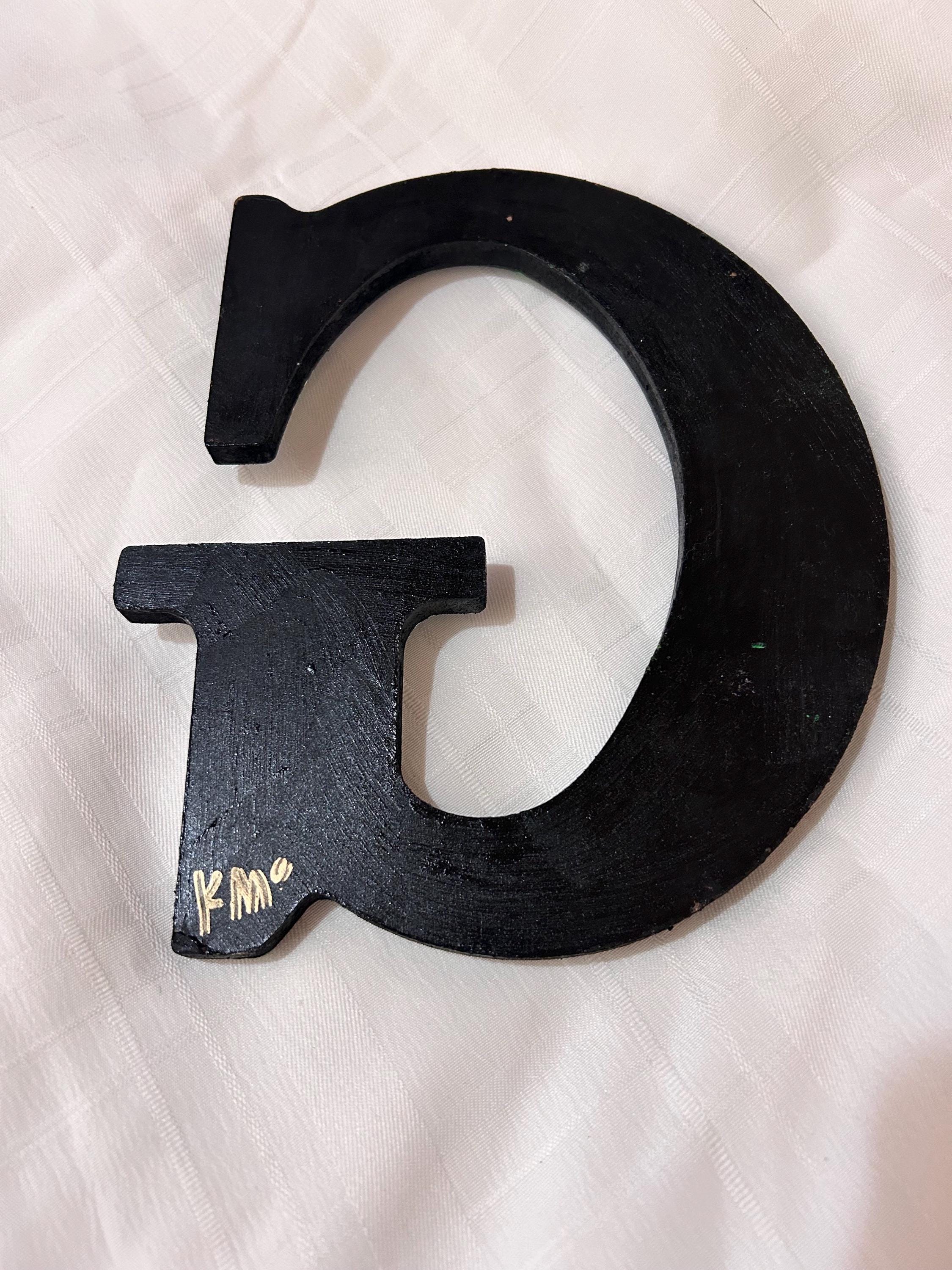 Hand Painted Letter G Wall/door Decor - Etsy