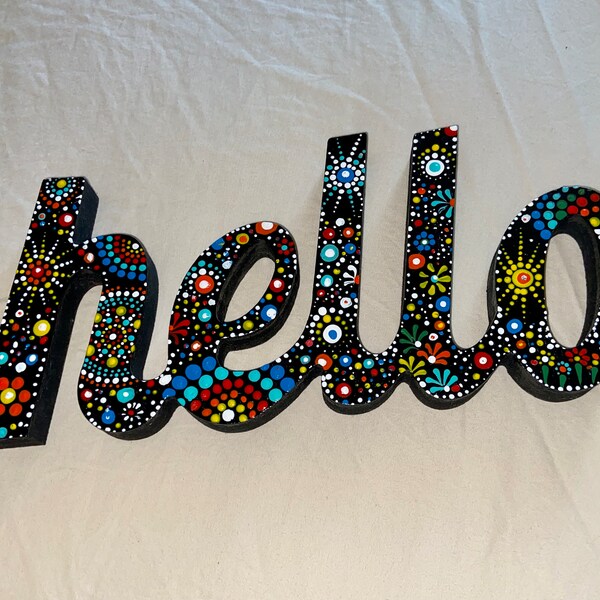 Hello Sign - Etsy