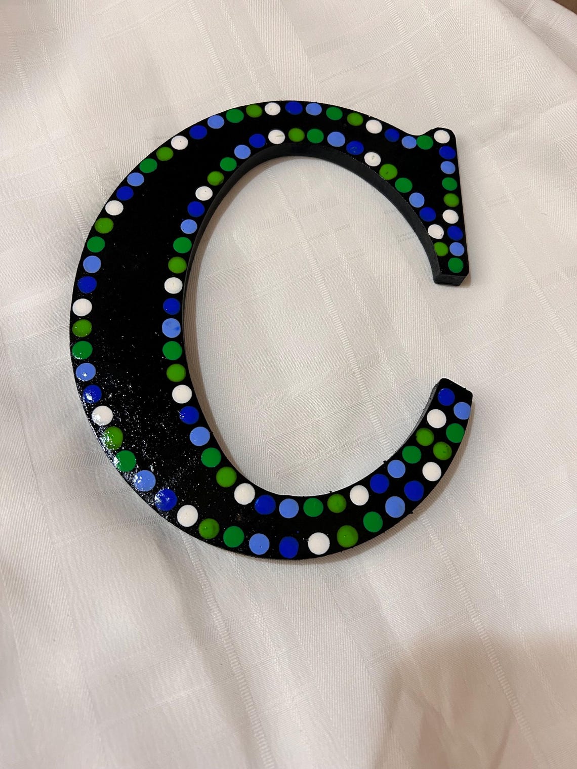 Hand Painted Letter C. Wall/door Decor - Etsy