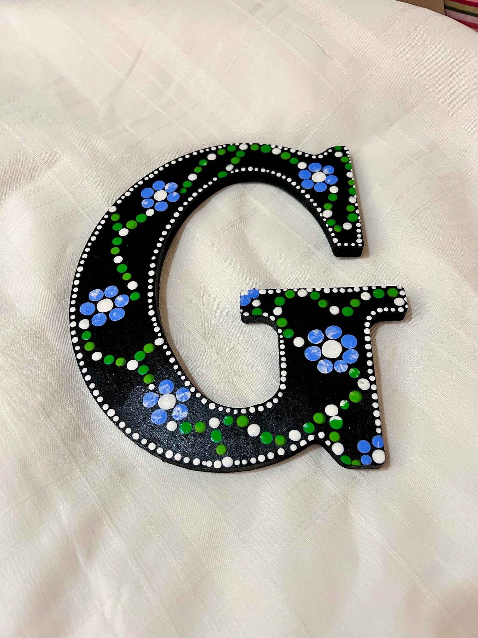 Hand Painted Letter G Wall/door Decor - Etsy