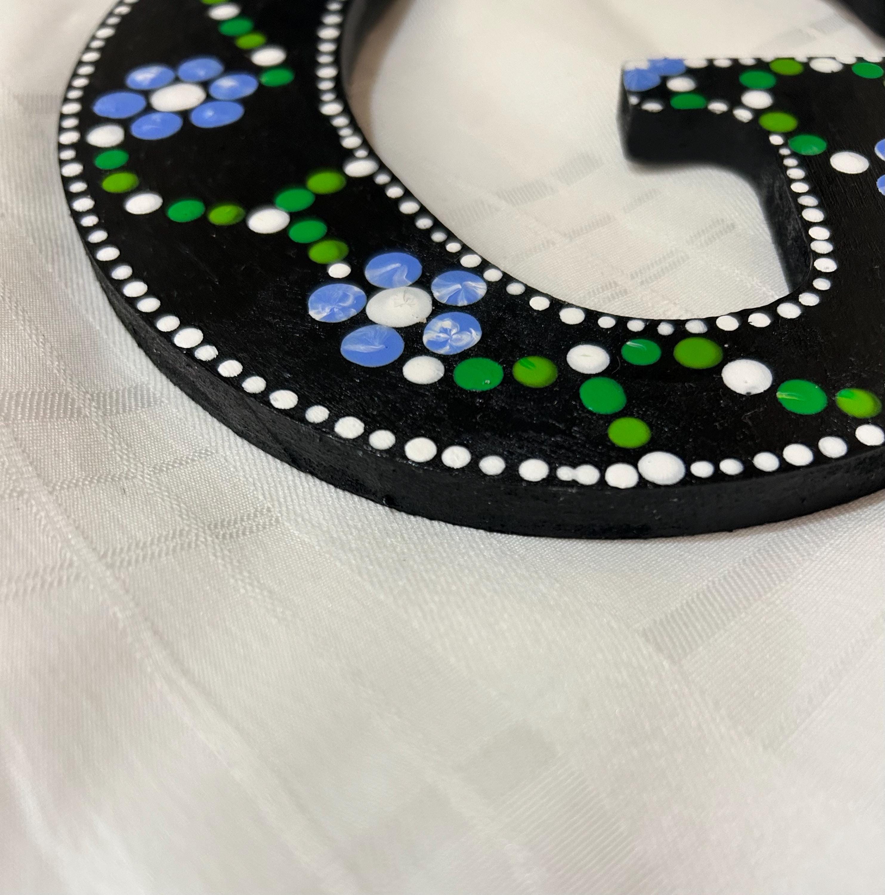 Hand Painted Letter G Wall/door Decor - Etsy