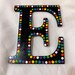 Hand Painted Letter E. Wall/door Decor - Etsy