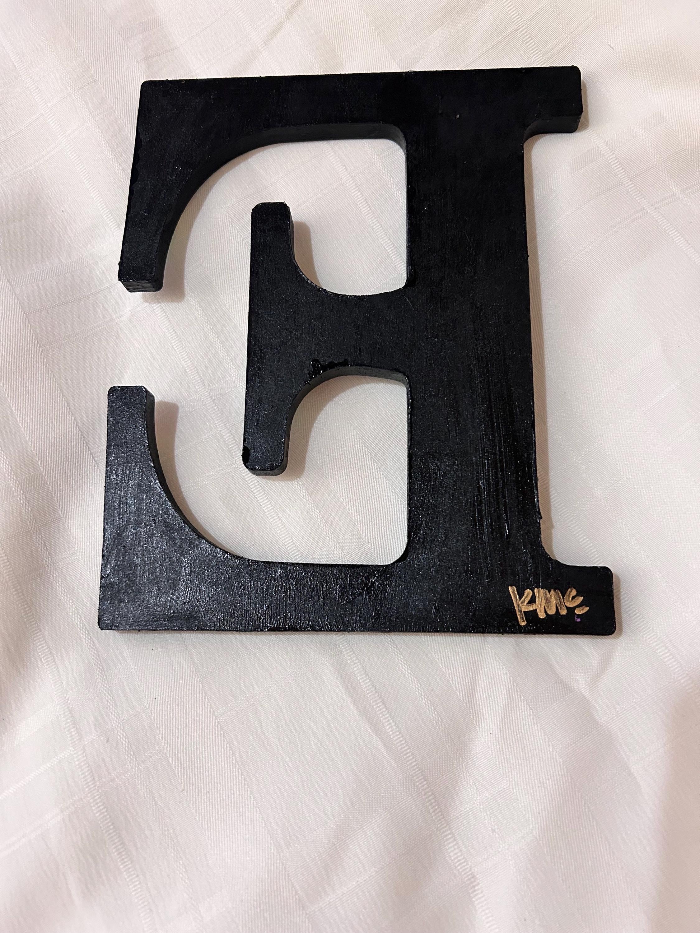 Hand Painted Letter E. Wall/door Decor - Etsy