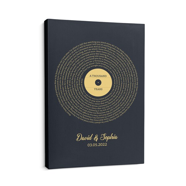 Personalized Platinum Record - Etsy