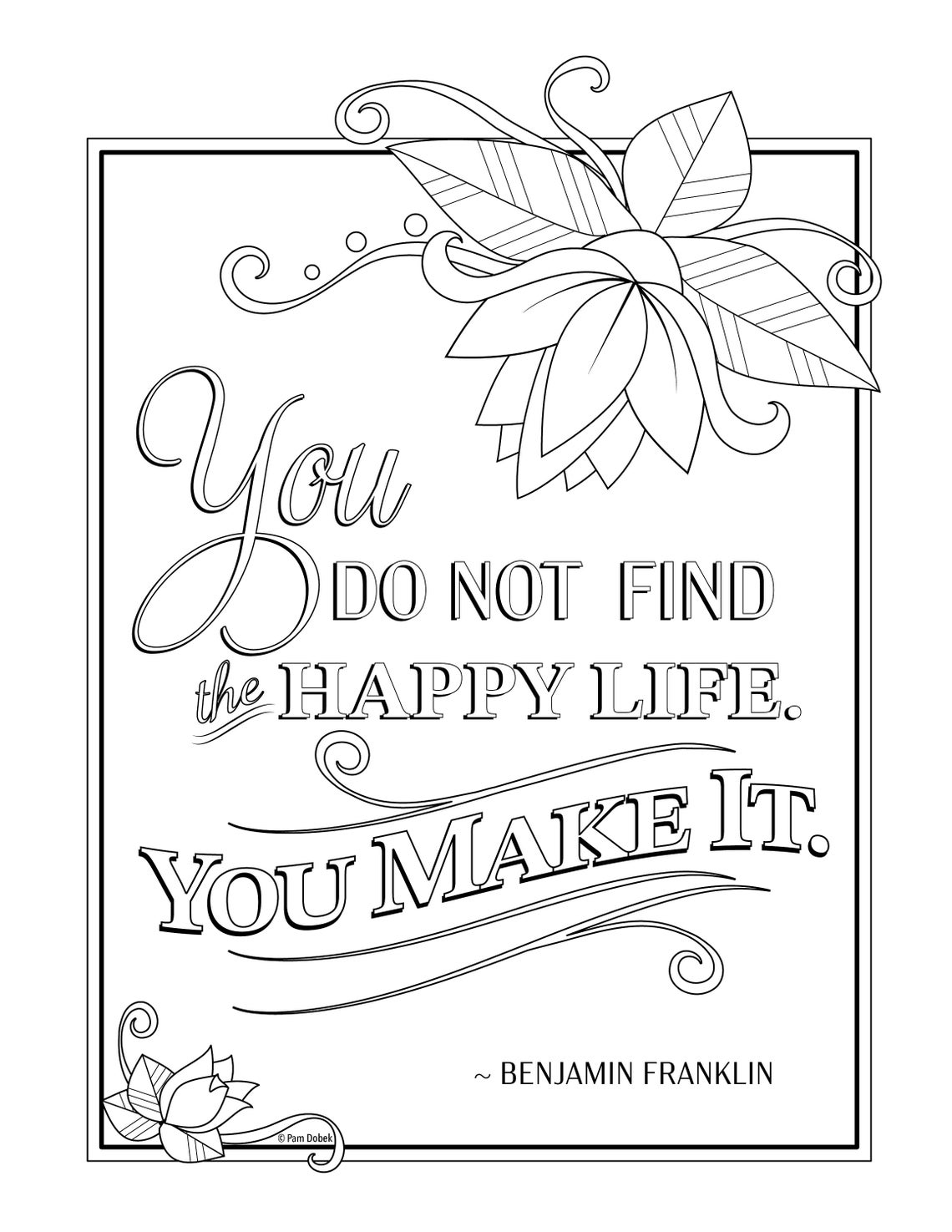 Quote Coloring Pages: Faith, Hope, Love - Printable Art (digital ...