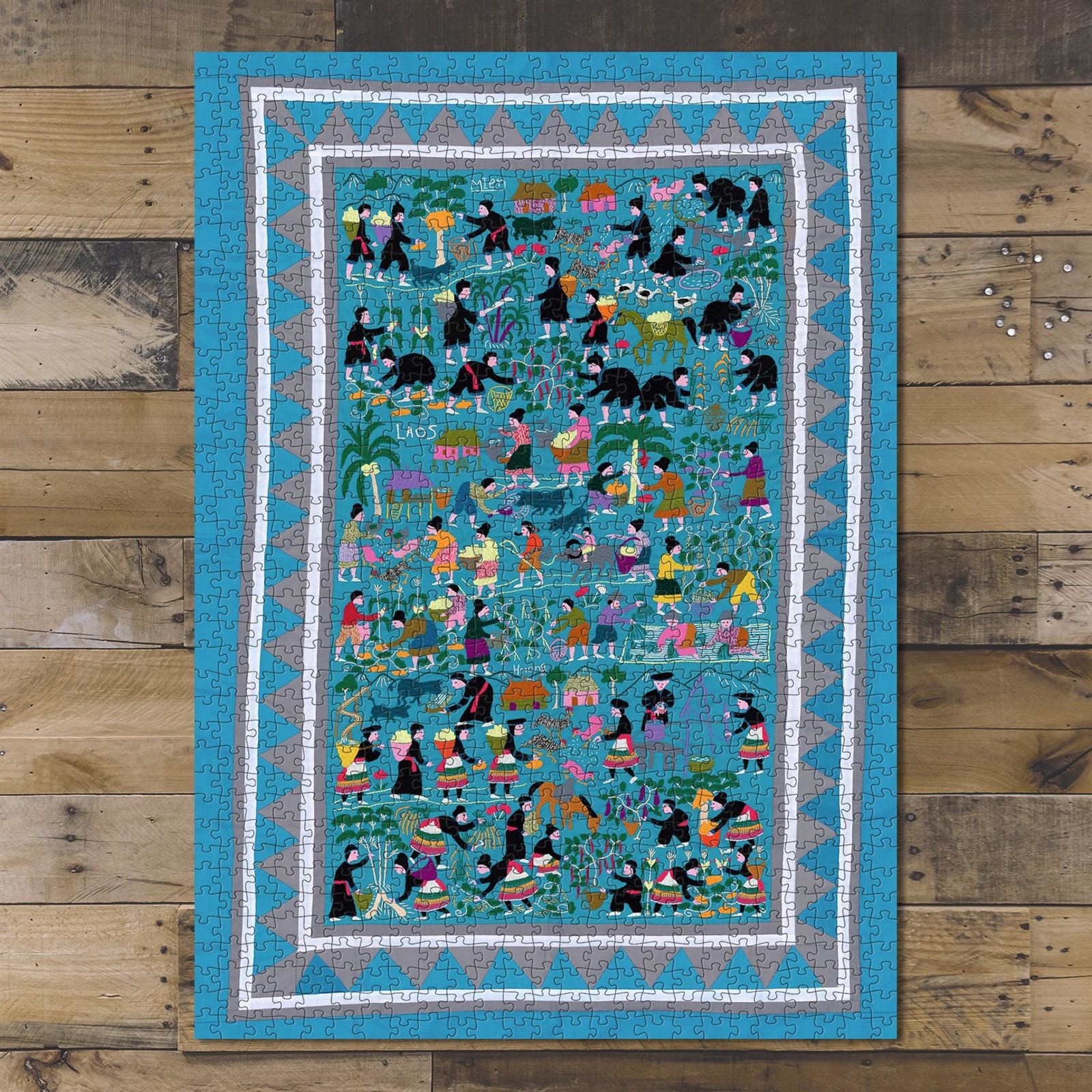 Hmong Pictorial Story Map Geographical Images of Everyday - Etsy