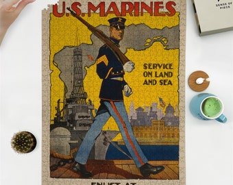 Marine Corps Puzzle - Etsy