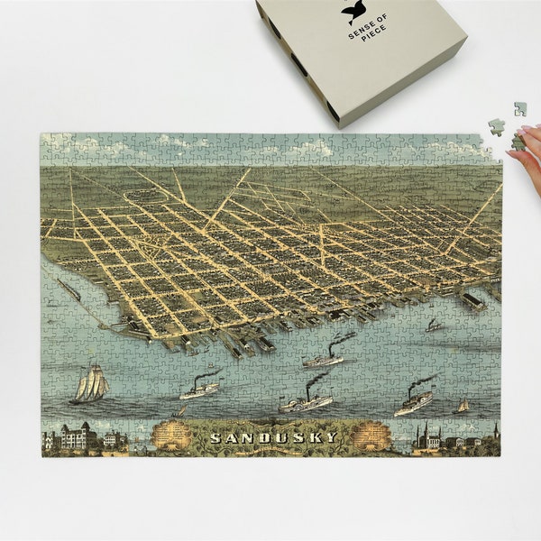 Ohio County Puzzle - Etsy