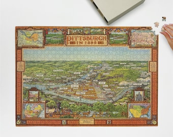 Pittsburgh Puzzle - Etsy