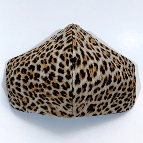 Cheetah Face Mask - Etsy