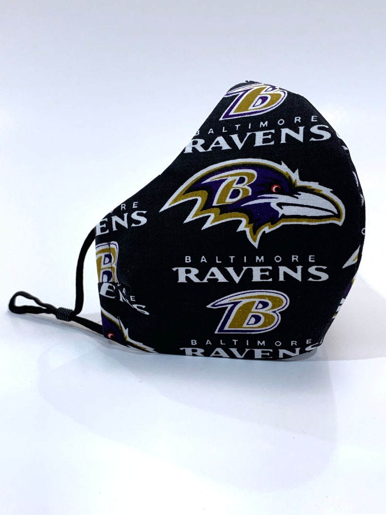 NFL Face Masks 100% Cotton Triple Layered With Sewn in Filter - Etsy