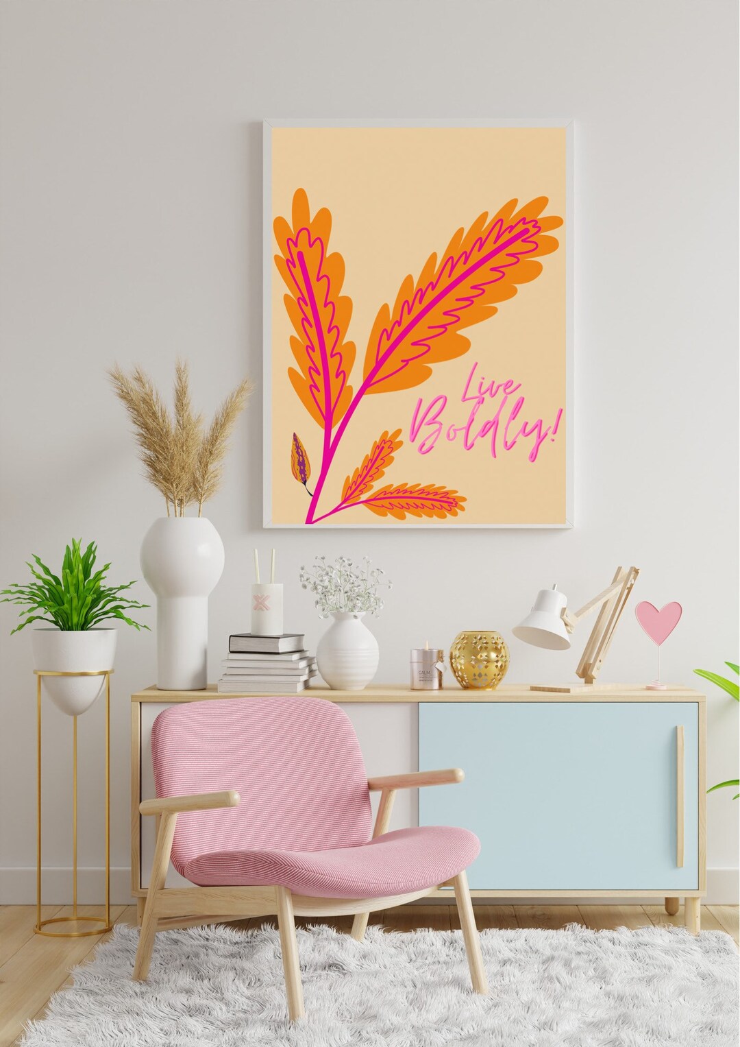 Live Boldly Print - Etsy