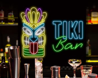 Tiki Bar Sign - Etsy
