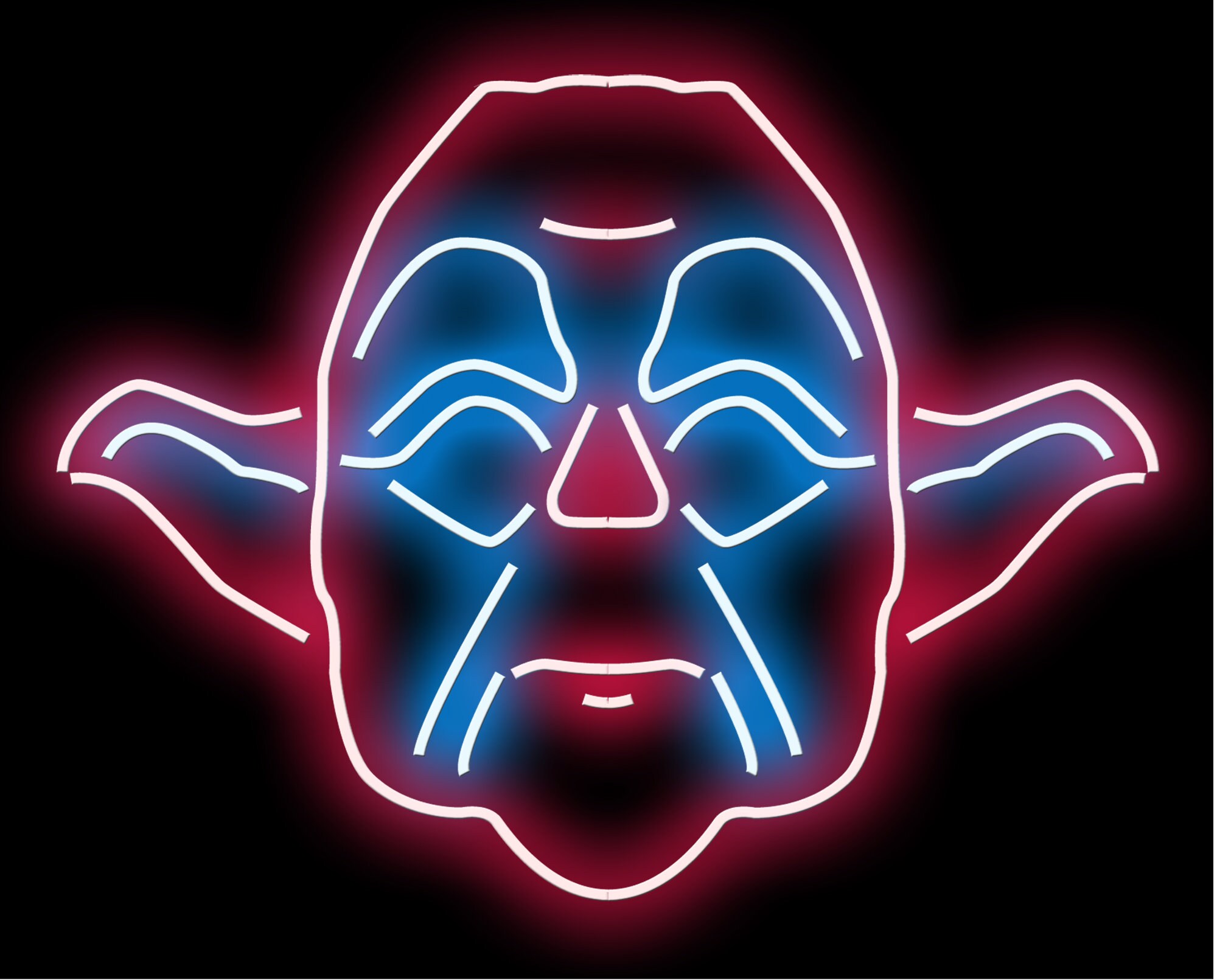 Custom LED Neon Sign Yoda Personalized LED Bedroom Night - Etsy