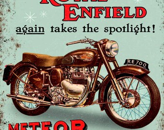 Royal Enfield Sign - Etsy