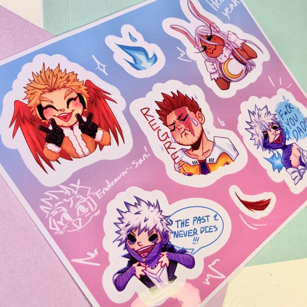 Mha Stickers - Etsy