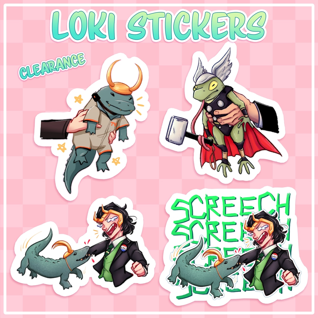Loki Stickers [clearance!] - Etsy