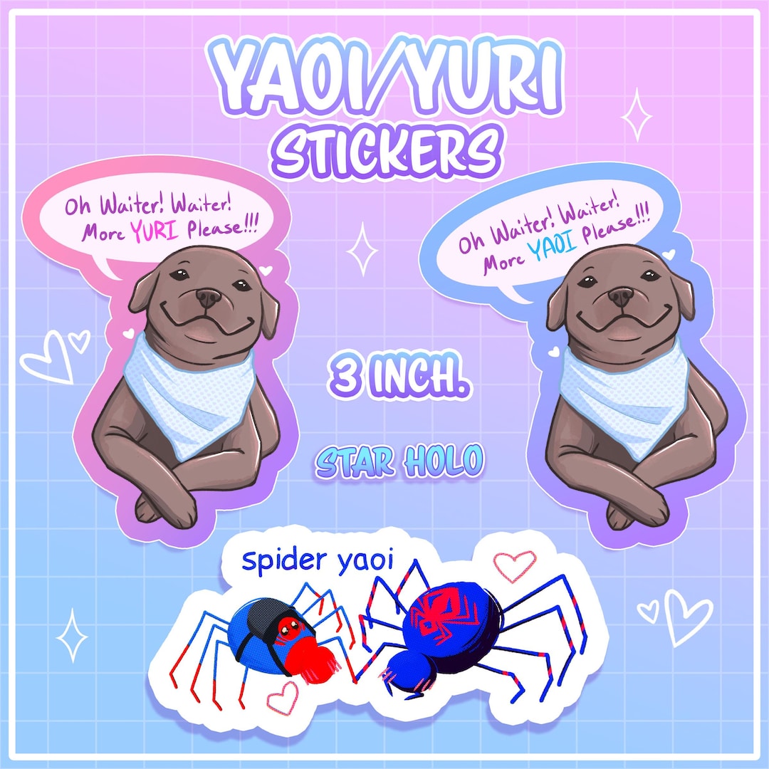 Yaoi and Yuri Stickers - Etsy