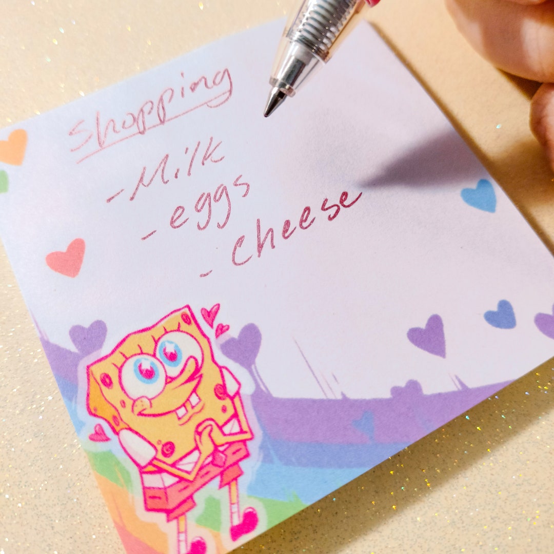 Sponge Sticky Notes - Etsy