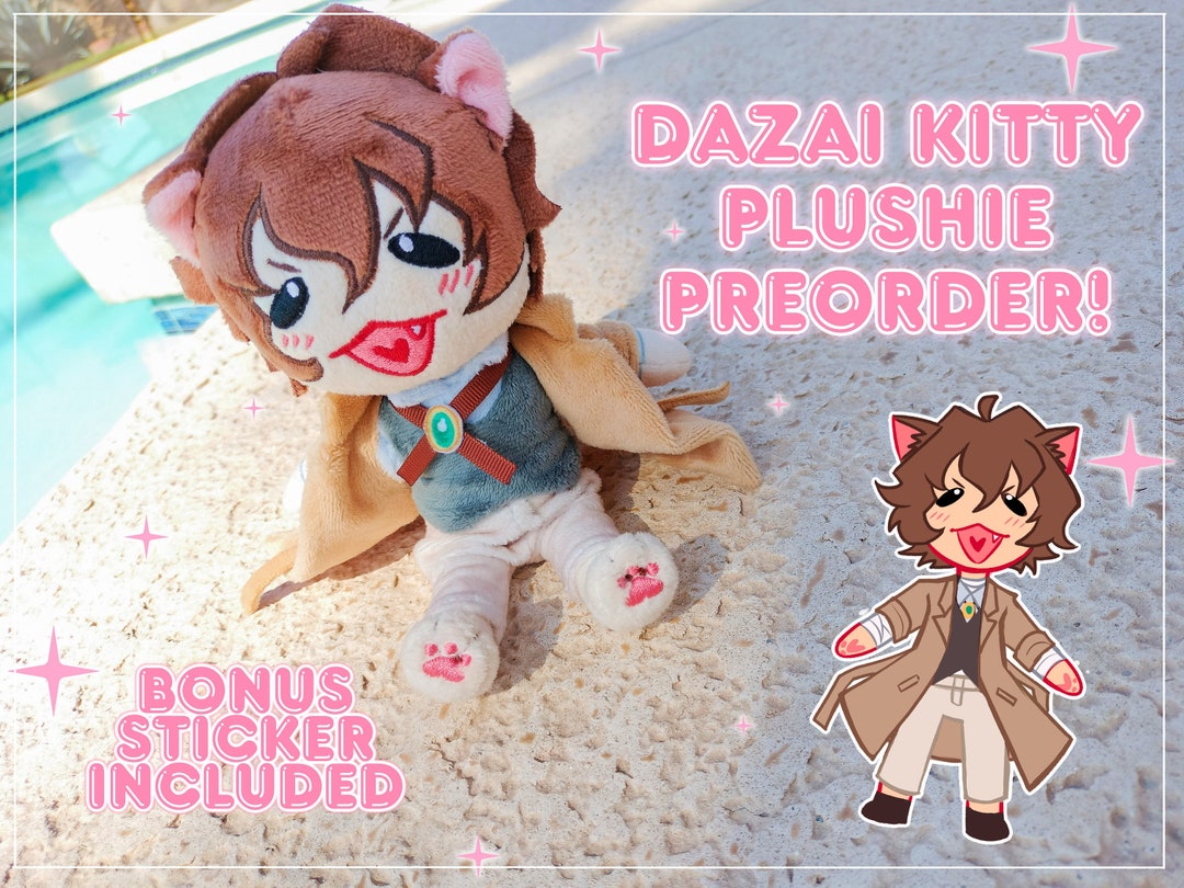 Kitty Dazai Plushie - Etsy