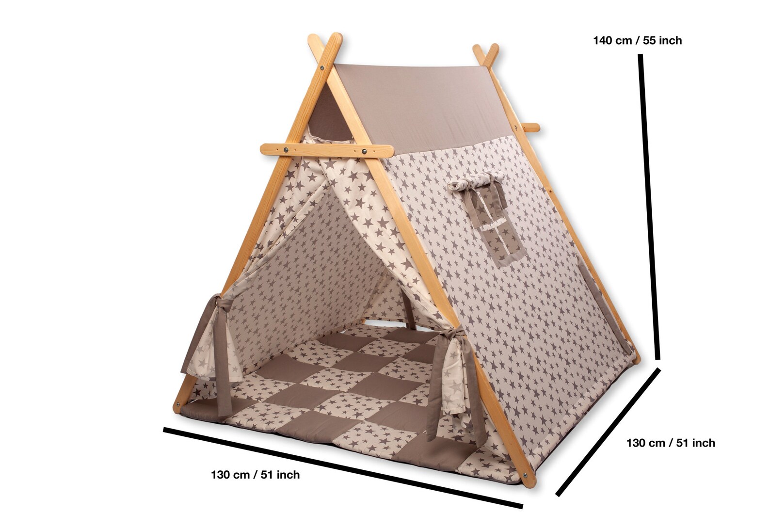 Childrens Teepee Big Size Play Tent - Etsy