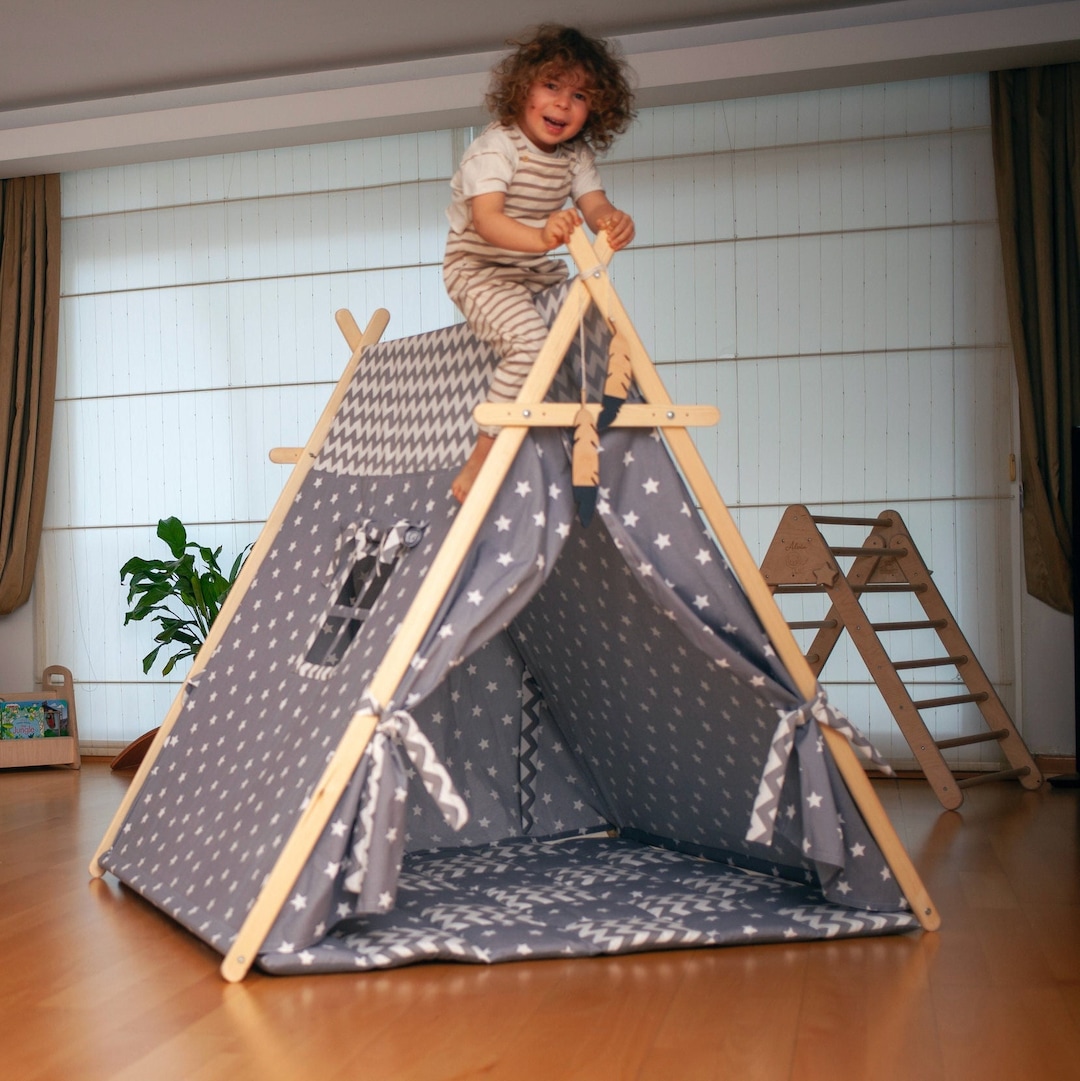 Teepee Tent for Kids Play, Teepees for Boys and Girls, Childrens Teepee ...