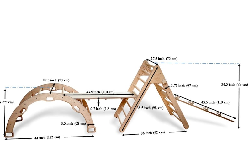 Climbing Furniture for Kids, Indoor Jungle Gym for Toddler, Gift for ...