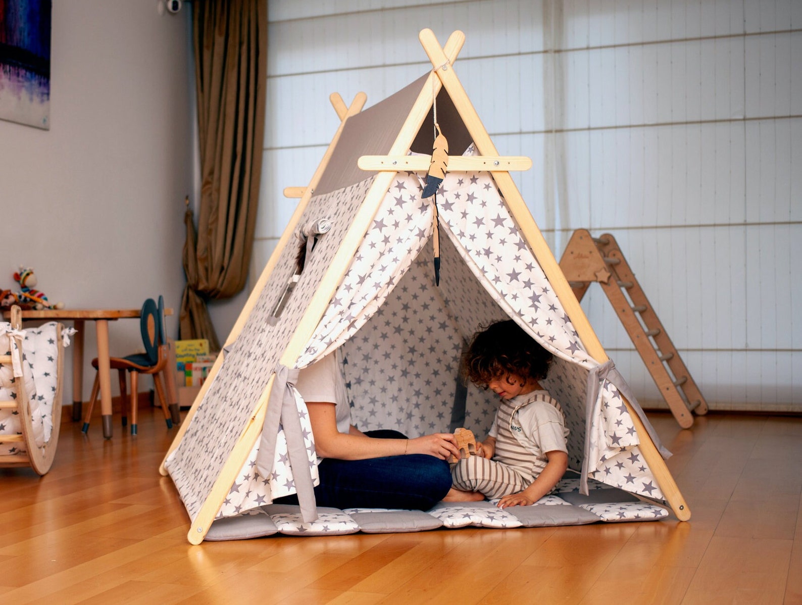 Childrens Teepee Big Size Play Tent - Etsy