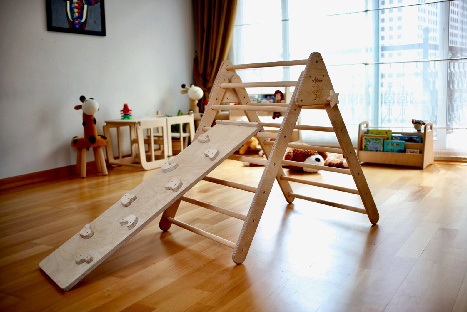 Climbing Furniture for Kids, Indoor Jungle Gym for Toddler, Gift for ...