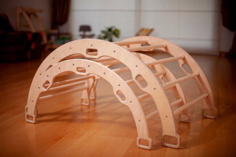 Toddler Climbing Arch Set 2 Size Montessori Baby Play Climber - Etsy