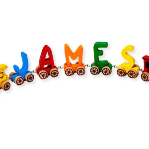 Personalized Wooden Train for Kids, Wooden Toys Train and Wooden ...