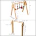 Wooden Baby Gym for Toddler Baby Gym Frame and 5 Pieces - Etsy