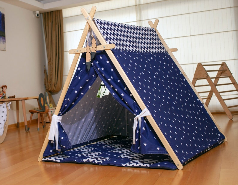 Childrens Teepee Big Size Play Tent - Etsy