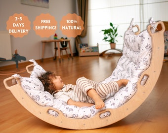 Toddler Climbing Arch Set 2 Size Montessori Baby Play Climber - Etsy