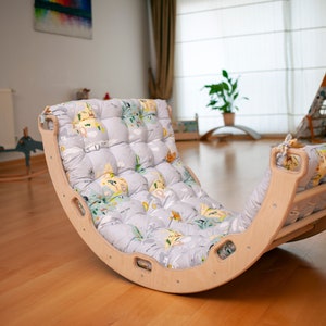 Wooden Climbing Set for Toddler, Home Gym for Kids, Climbing Arch ...