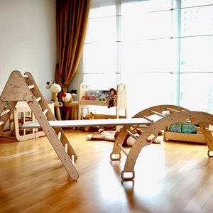 Large Size Foldable Climbing Triangle Arch XL Pillow With Rockwall ...