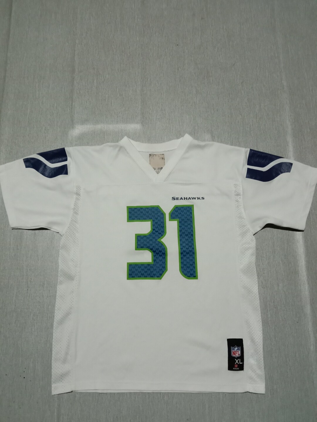 NFL Seahawk Jersey V Neck - Etsy