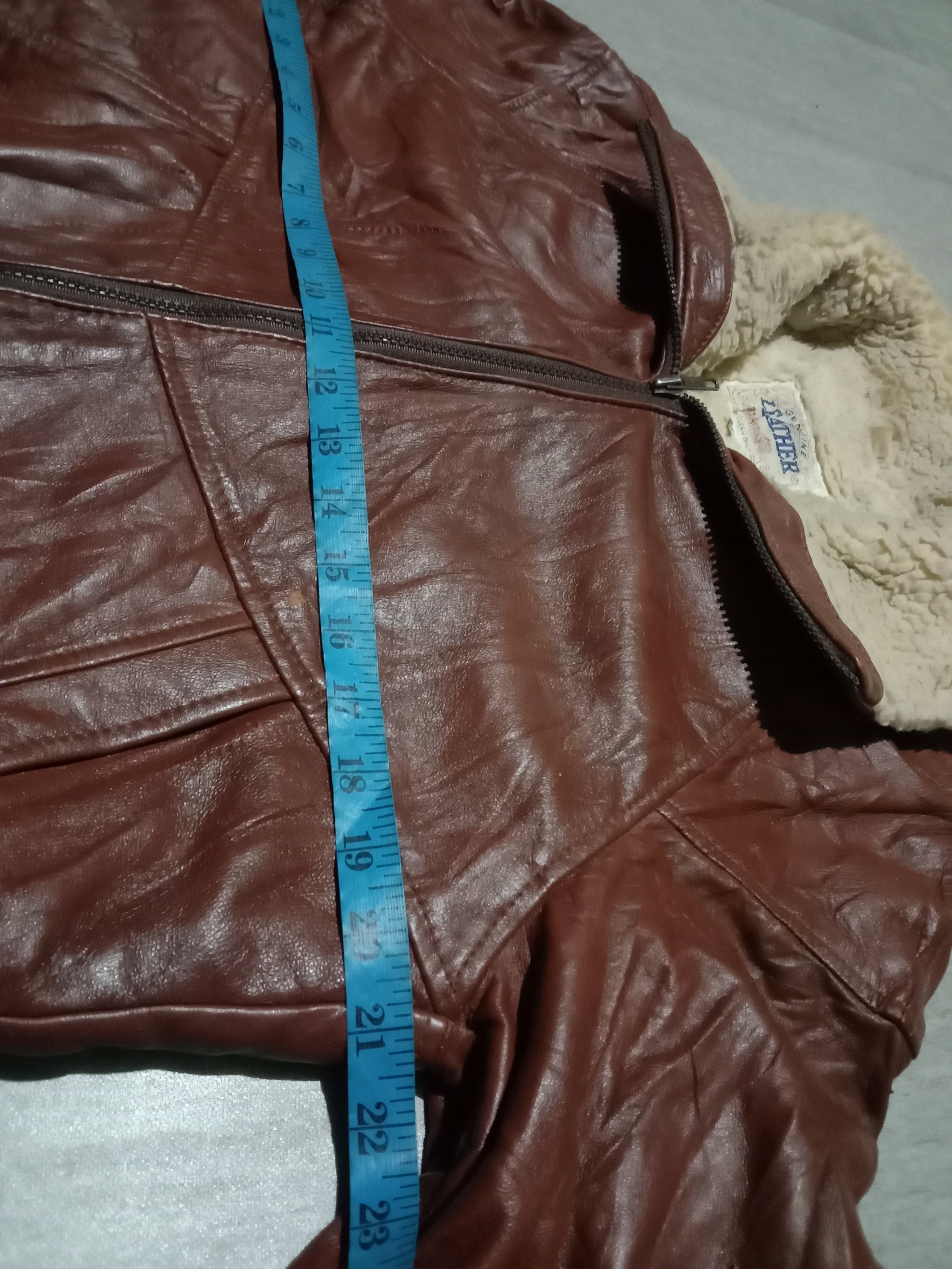 Vintage Flight Leather Jacket 80s - Etsy