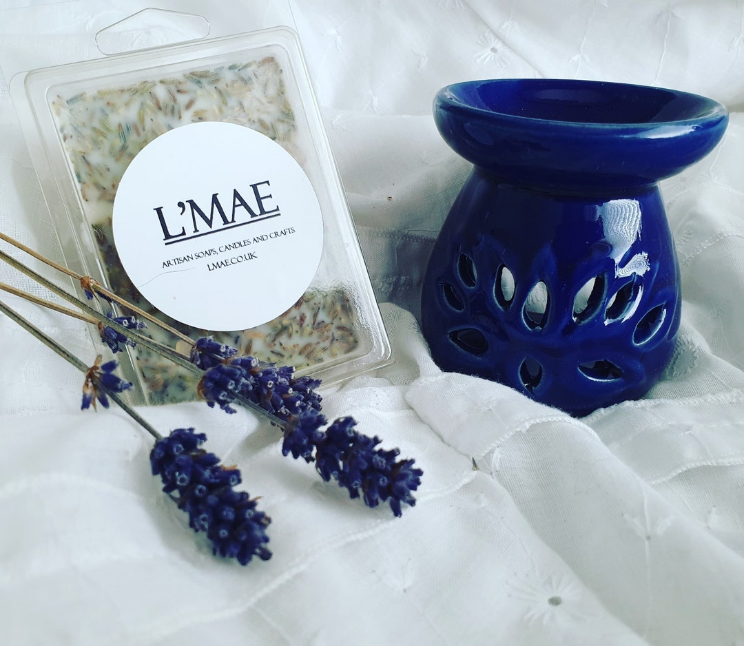 Wax Burner Set With Bergamot and Wax Melt Clam-grey and Black Available ...