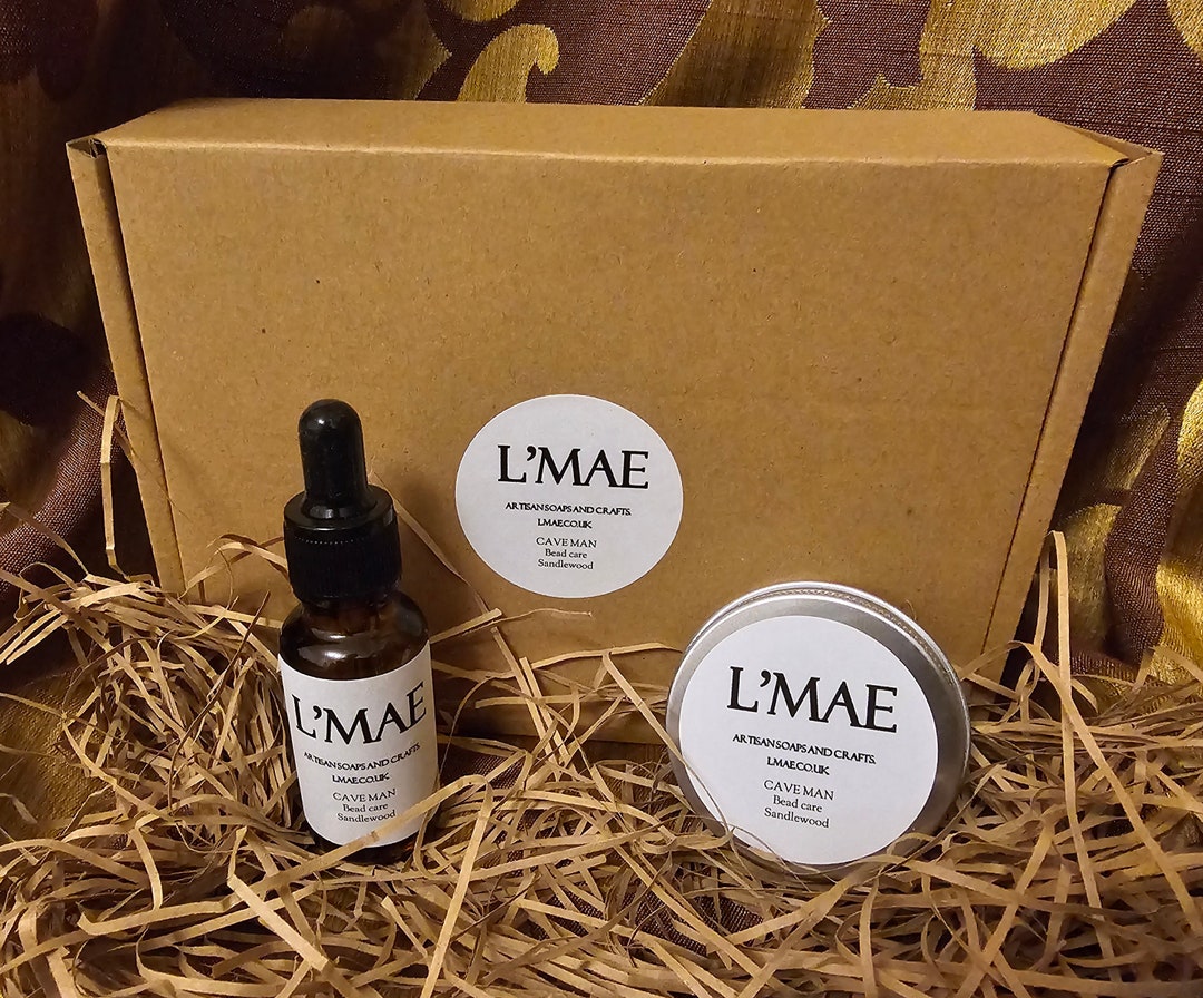 L'mae "cave Man Range" Beard Grooming Kit.a Mens Gift Set Containing a ...