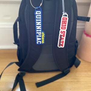 Personalized College Name Tag, College Acceptance Gift, University ...