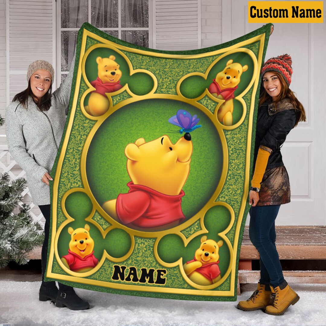 Personalized Cartoon Characters Blanket, Tigger Piglet Eeyore Blanket ...