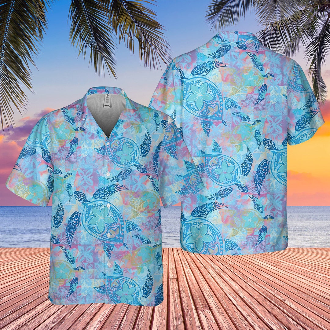 Baby Sea Turtles Hawaiian Shirt, Save the Turtles, Love Turtle Aloha ...