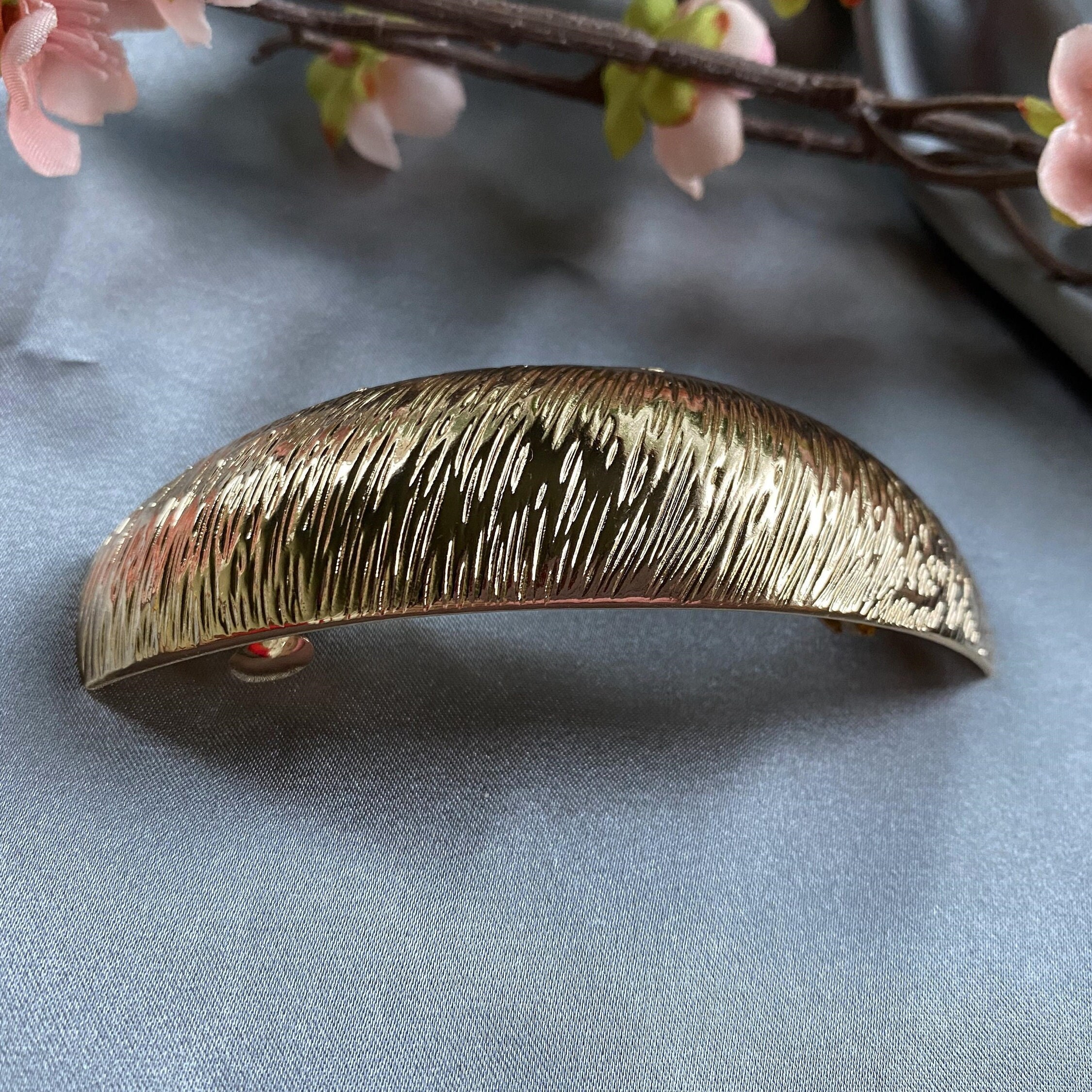 Geometric Gold Hair Clip Hair Accessories for Women Thick - Etsy