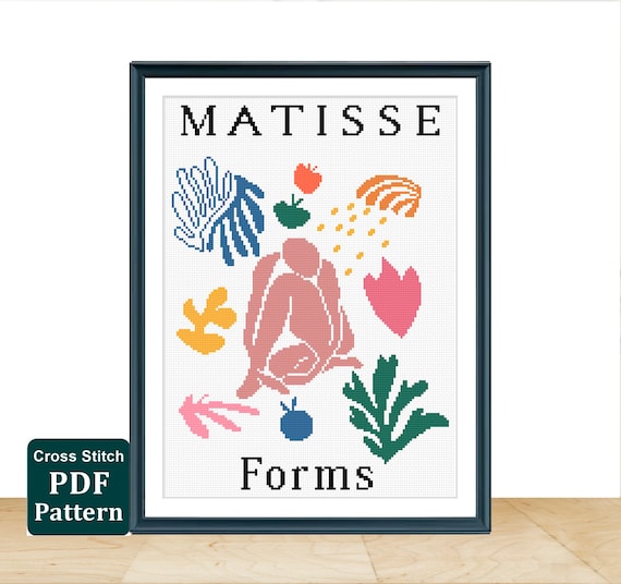 Henri Matisse Collage 4 Cross Stitch Pattern / Painting Cross - Etsy